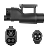 China Vehicle Parts Accessories Charging Station EV Adapter GBT To CCS2 DC Charger Adapter for sale