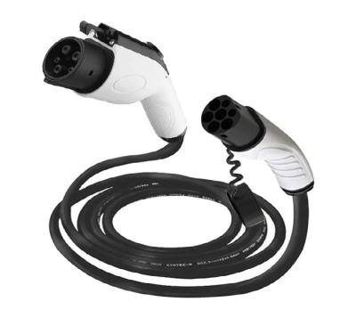 China 11kw Electric Car EV Charger Extension Cord Portable 16A 3 Phase for sale