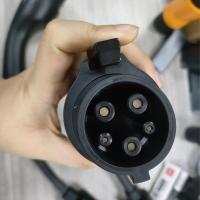 China Portable Safety 60A 250V Tesla to Type1 EV Charger Adapter With Cable For Electric Car Charger for sale
