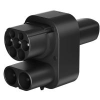 China Europe CCS2 to tesla electric car charging CCS2 DC adapter For TESLA AC+DC for sale