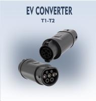 China EV Adapter EV Charger SAE J1772 Type 1 to IEC 62196 Type 2 Compatible with TYPE 1 Charging Connector for sale