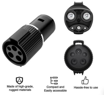 China IP55 Electric Car EV Charger Adapters Long Lasting Tesla To J1772 Type1 for sale