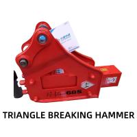 China YTB68 Top Type / Triangle Hydraulic Breaker Hammer 68 Chisel for 4-8 Tons Excavator for sale