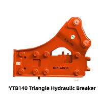 China YTB140 Top Type / Triangle Hydraulic Breaker 140 Chisel for 19-26 Ton Excavator for sale