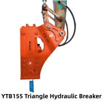 China Top Type / Triangle Hydraulic Breaker Hammer YTB155 155 Chisel For Mining for sale