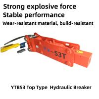 China YTB53 Top Type / Triangle Hydraulic Breaker 53 Chisel Suit 2.5-4.5 Ton Excavator for sale
