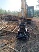 China GuangLin Digging Machine Stone / Wood Grabber Suit 5-26 Tons Excavator for sale