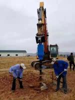 China Hydraulic Excavator Drilling Machine Earth Auger Post Hole Digger for sale