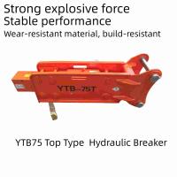 China YTB75 Top Type / Triangle Hydraulic Breaker 75 Chisel for 6-8 Ton Excavator for sale