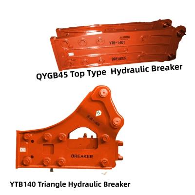 China YTB140 Top Type / Triangle Hydraulic Breaker 140 Chisel for 19-26 Ton Excavator for sale