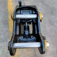 China Hydraulic Type Fast Connector / Quick Hitch Coupler For Excavator 1-26 Tons for sale