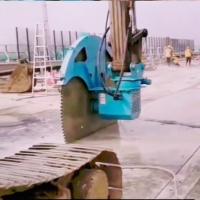 China Excavator Hydraulic Rock Saw Stone Concrete Cutting Machine For Cutting Rocks for sale
