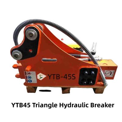 China YTB45 Triangle Type Hydraulic Breaker Hammer 45 Chisel Suit 1.2-3.0 Tons for sale