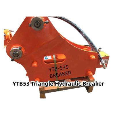 China Triangle Excavator Hydraulic Breaker YTB53 53 Chisel Suit 2.5-4.5 Tons for sale