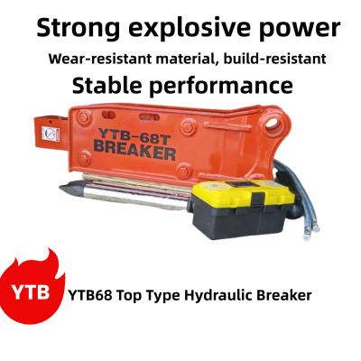 China YTB68 Top Type Hydraulic Breaker Hammer 68 Chisel Suit 4-8 Tons Excavator for sale