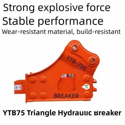 China YTB75 Side Type Rock Breaker Hammer 75 MM Chisel For 6-8 Ton for sale