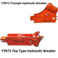 China YTB75 Top Type / Triangle Hydraulic Breaker 75 Chisel for 6-8 Ton Excavator for sale