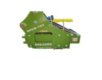 China Triangle Hydraulic Rock Breaker 75MM Chisel QYGB75 For 6.0-8.0 Tons Excavator for sale