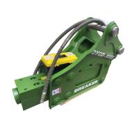 China Triangle Hydraulic Breaker Hammer QYGB100 100MM Chisel for 10-16 Tons Excavator for sale