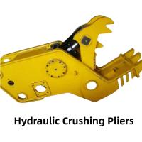 China TD04F Hydraulic Crushing Pliers for 5-10 Tons Excavator Concrete Demolition for sale