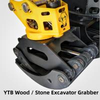 China YTB Wood / Stone Excavator Grabber Hydraulic And Electronic Type For Digging for sale