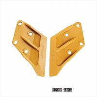 China Yellow CAT E200B Knife Angle Plate Excavator Accessories for sale