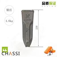 China Forged Bucket Teeth / Spikes 1U3302RC 250H / 4.6KG  For XCMG XE135GA for sale