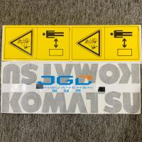 China Komatsu Excavator Body Stickers for PC60-6 PC70-6 PC90-6 PC200-6 PC300-6 Models - 6 Month Warranty for sale