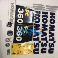 China Excavator Whole Machine Body Sticker PC130 PC160 PC200 PC240 PC360 Durable Vinyl Decal for sale