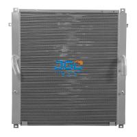 China E330B E330BL E330A E330C E330D Hydraulic Aluminum Oil Cooler 124-1763 124-1762 Radiator Water Tank for sale