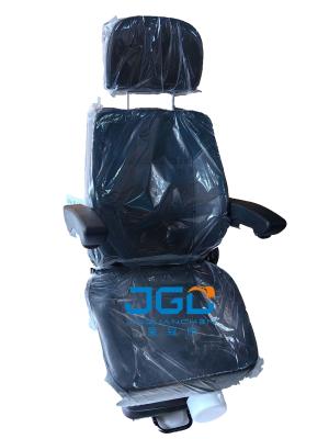 China Adjustable Excavator Seat with Retractable Seat Belt 12V Universal Driver Seat for sale