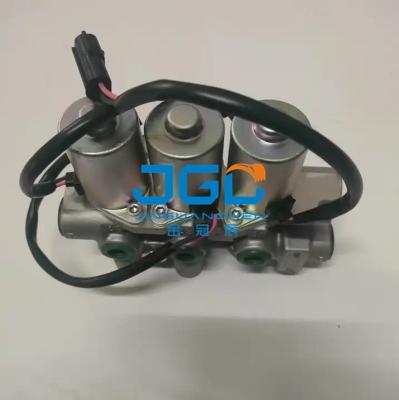 China Three-Way Solenoid Valve Assembly SK250-10 Excavator LQ35V00007F1 24V Hydraulic Control for sale