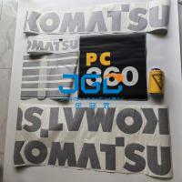 China Exterior Body Sticker for PC360 Excavator Spare Parts Durable Waterproof Decal for sale