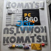 China Exterior Body Sticker for PC360 Excavator Spare Parts Durable Waterproof Decal for sale