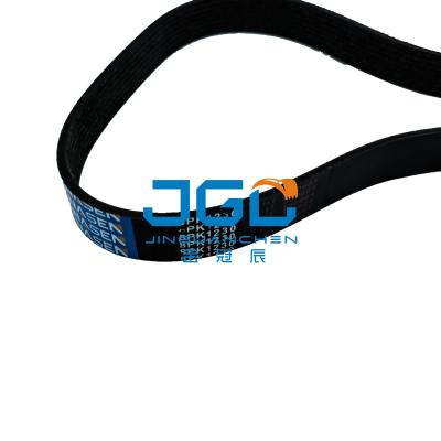 China 8PK1230 Alternator Cooling Fan Belt Excavator Spare Parts 6743-61-3710 for PC300-7 for sale