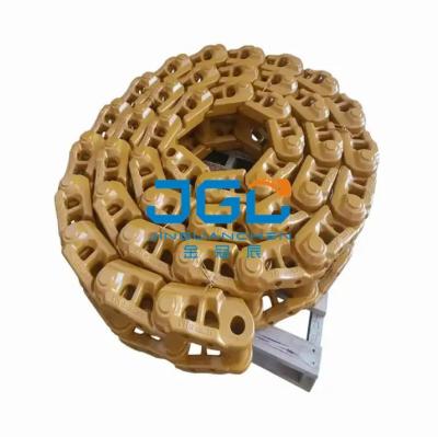 China EC420 EC380 Excavator Crawler Chain Chassis Components Forged Heat Treated 80mm Pitch for sale