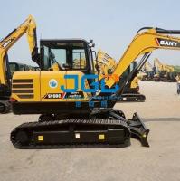 China SY60C Excavator Windshield Replacement Parts 6mm Tempered Glass Construction Machinery Maintenance for sale