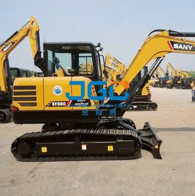 China SY60C Excavator Windshield Replacement Parts 6mm Tempered Glass Construction Machinery Maintenance for sale