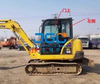 China Excavator Windshield Right Arm Glass for PC56-7 PC57 PC70-8 PC60-8 1200mm x 800mm for sale