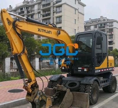 China XYB75W-9 XYB75W-8T Excavator Cab Front Lower Sliding Door Tempered Glass Right Arm Rear Side for sale