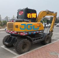 China XYB75W-9 XYB75W-8T Excavator Cab Front Lower Sliding Door Tempered Glass Right Arm Rear Side for sale