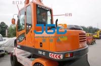 China Excavator Glass 65-8 75-8 Front Stop Lower Door Rear Skylight Tempered Windshield for sale