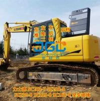 China Excavator Windshield SC210-8 230-8 Tempered Glass Front Gear Lower Door Push Pull Rear Side Right Arm for sale