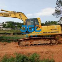 China Excavator Windshield SC210-8 230-8 Tempered Glass Front Gear Lower Door Push Pull Rear Side Right Arm for sale