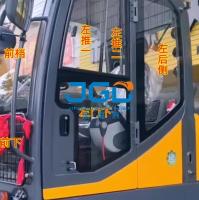 China Excavator Glass C75W Cab Front Gear Glass Car Door Window Tempered Glass 3mm for sale