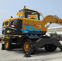 China Excavator 95F 75F Front Damper Sliding Window Rear Damper Door Lower Right Arm Skylight Tempered Glass for sale