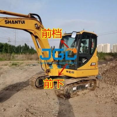 China SE60-9 SE60 Excavator Tempered Glass Windshield Front Door Sliding Window Rear Gear Right Arm for sale
