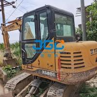 China 806 Excavator Front Lower Door Rear Gear Push Pull Skylight Tempered Glass 6mm for sale