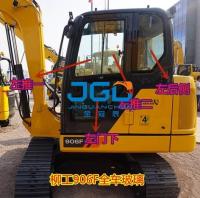 China 906F Excavator Glass Windscreen Set Front Lower Door Upper Sliding Door Rear Gear Skylight 1 Set for sale