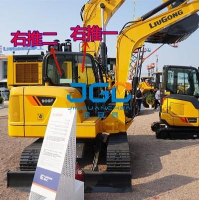 China 906F Excavator Glass Windscreen Set Front Lower Door Upper Sliding Door Rear Gear Skylight 1 Set for sale